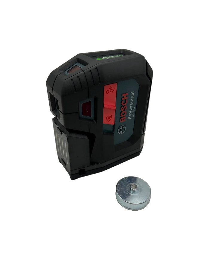 Magnetic Screw-in Base for Bosch GPL 5 G laser — The Railway Shop
