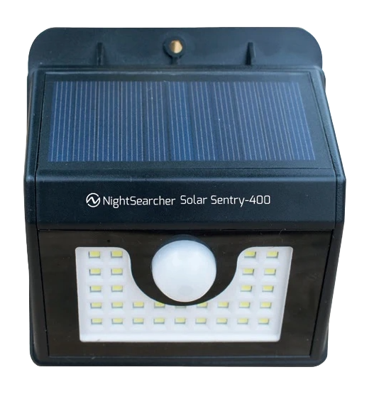 NightSearcher® Solar Sentry 400 Solar Sensor Wall Light — The Railway Shop