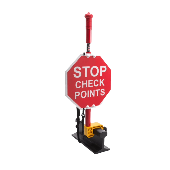 Stop Check Points Sign — The Railway Shop