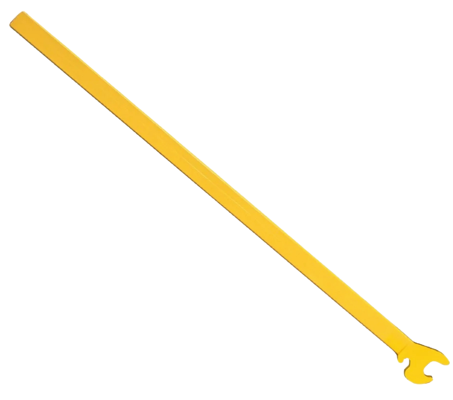 Rail turning bar - flat bottom rail — The Railway Shop